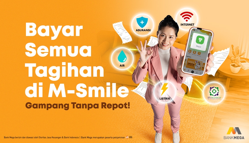 Bayar Tagihan Listrik hingga Pajak Mudah dan Praktis di M-Smile