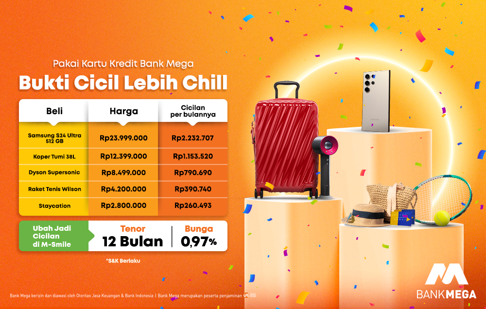 Ubah Jadi Cicilan s/d 48 Bulan Mudah dan Praktis di M-Smile