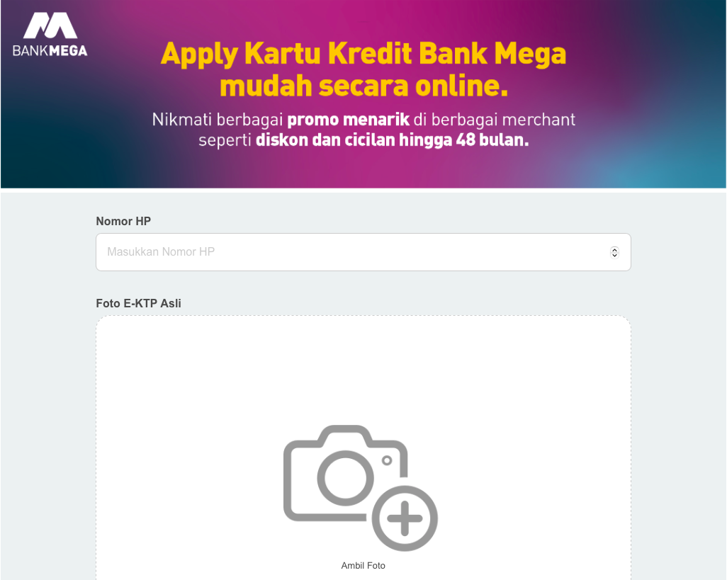 Ajukan Kartu Kredit Bank Mega sekarang, Mudah Secara Online Ajukan Kartu Kredit Bank Mega sekarang, Mudah Secara Online
