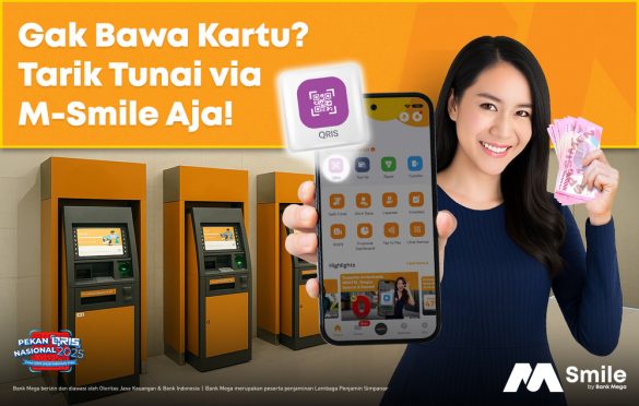 Praktis! Tarik & Setor Tunai Serta Transfer Lewat QRIS M-Smile