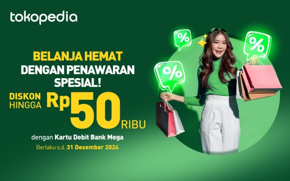 Promo Tokopedia: Diskon hingga Rp50.000