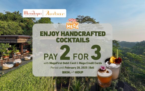 Nikmati Promo Bayar 2 Dapat 3 Cocktails di Ambar Ubud Bar