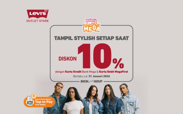 Promo Levi's Factory Store Diskon 10%