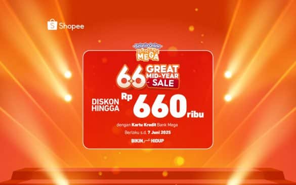 Cuma di 6.6! Diskon Shopee Sampai Rp660.000