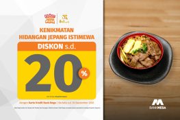 Diskon 15% BM Katsura dengan Kartu Kredit Bank Mega